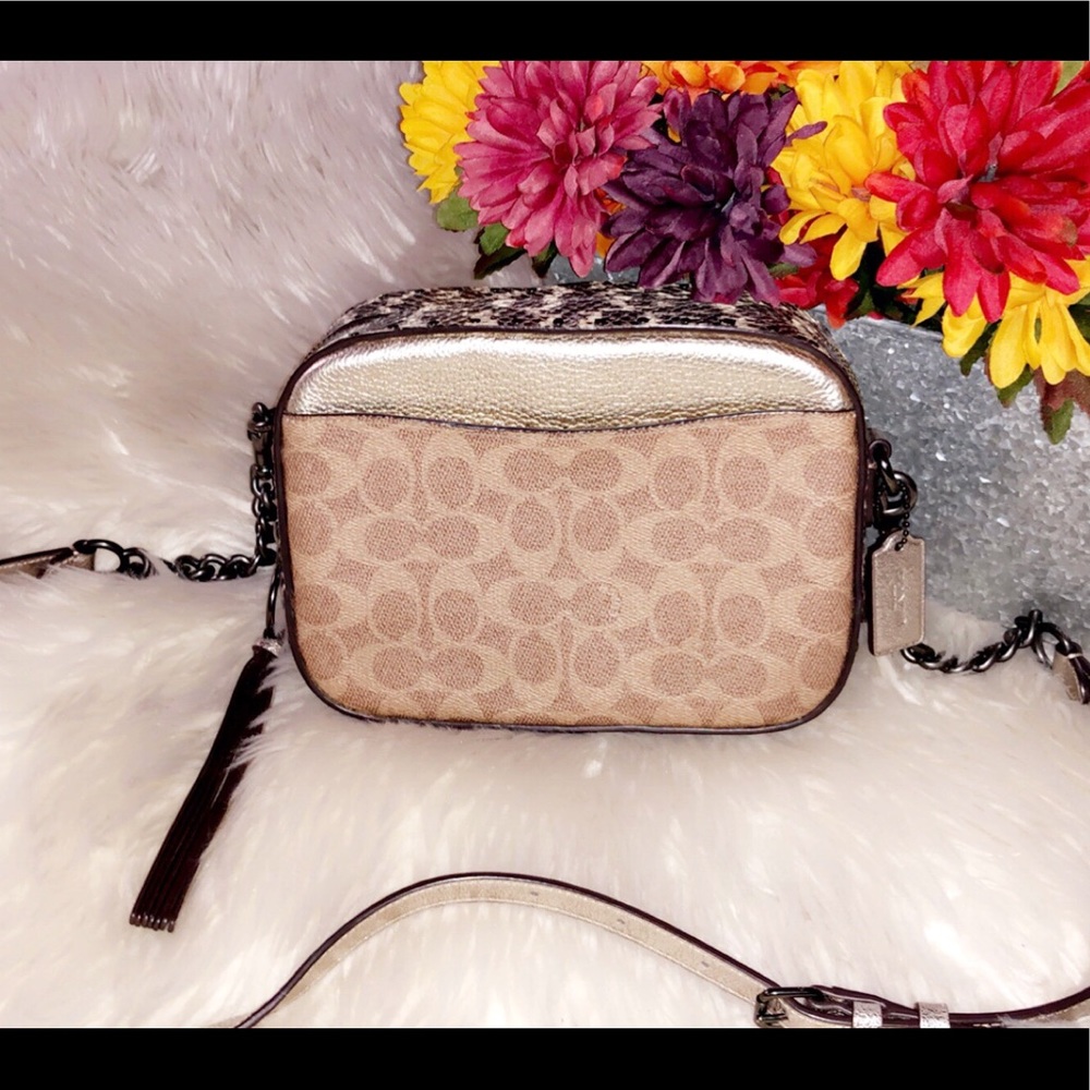 Coach Monogram Stud Camera Bag - Gem